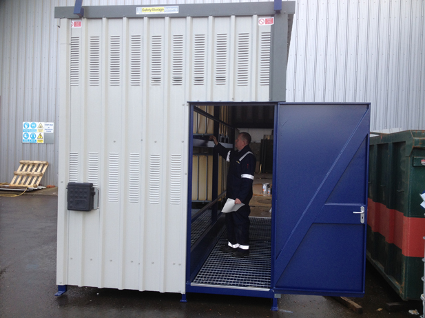 New IBC Store with rear access - Safety Storage UK